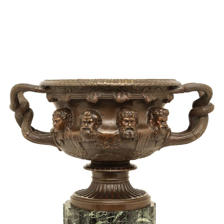 French 19th Century Neoclassical Style Patinated Bronze Tazza For Sale ...