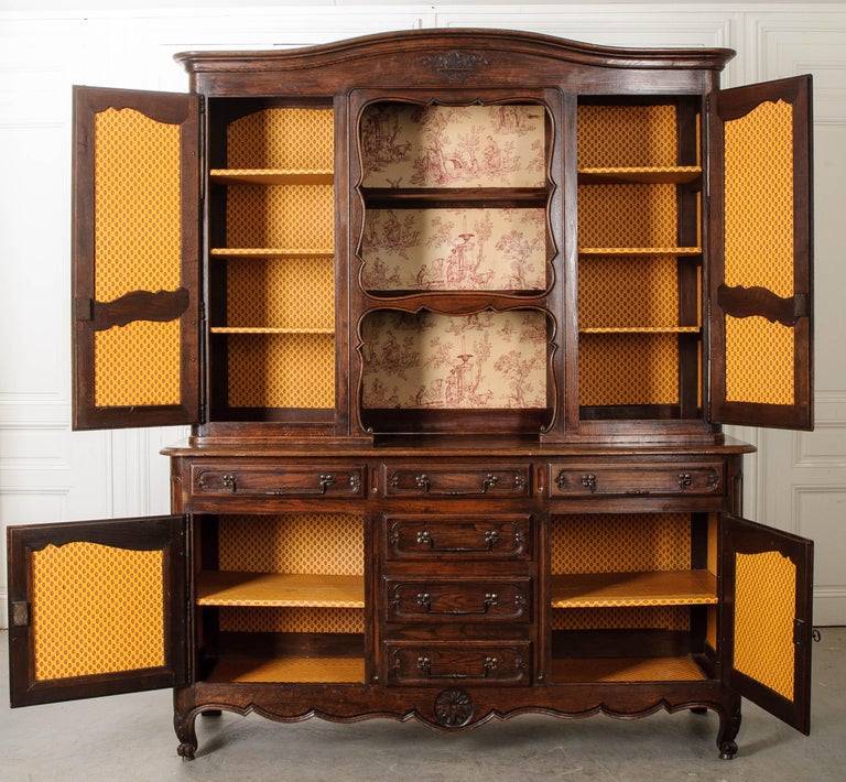 French 19th Century Oak Louis XV-Style Vaisselier at 1stDibs