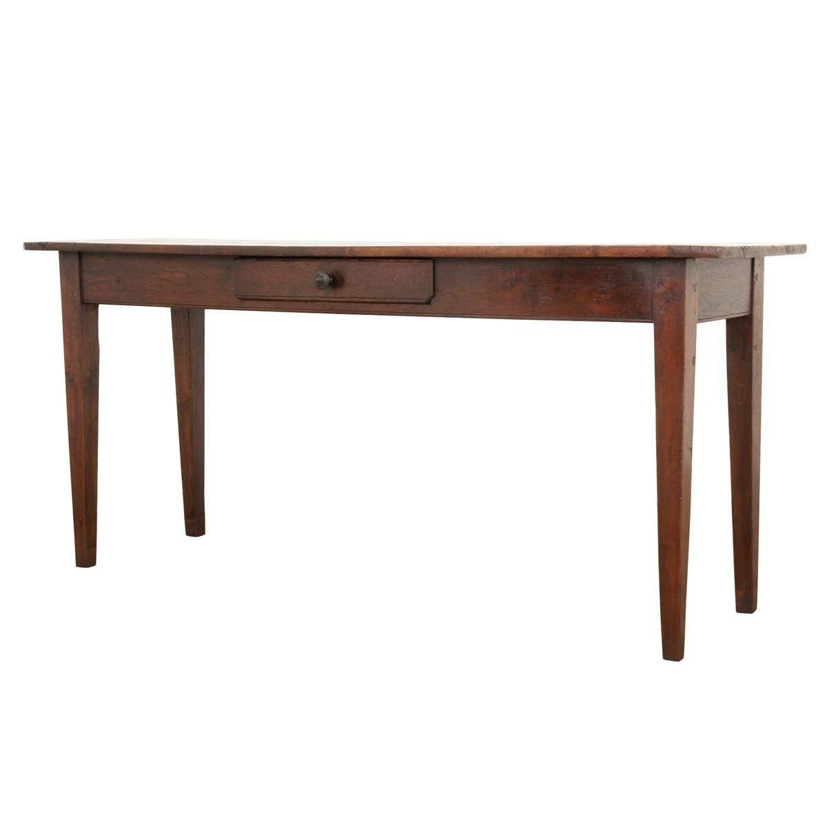 English 19th Century Solid Oak Server For Sale at 1stDibs