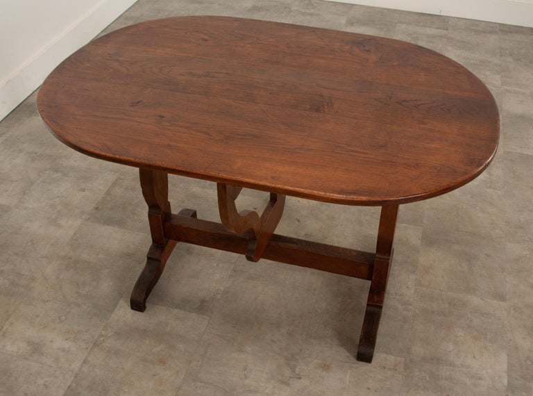 French 19th Century Oak Vendange Table For Sale at 1stDibs