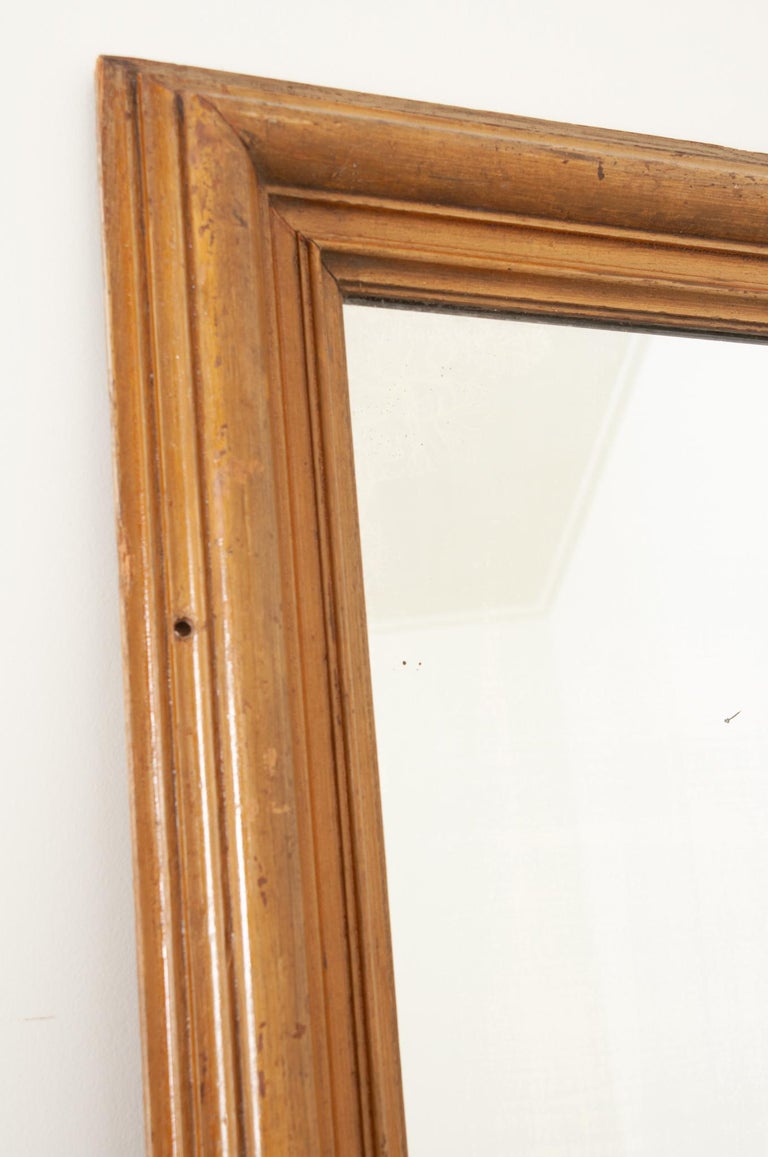 French 19th Century Painted Cafe Mirror For Sale at 1stDibs