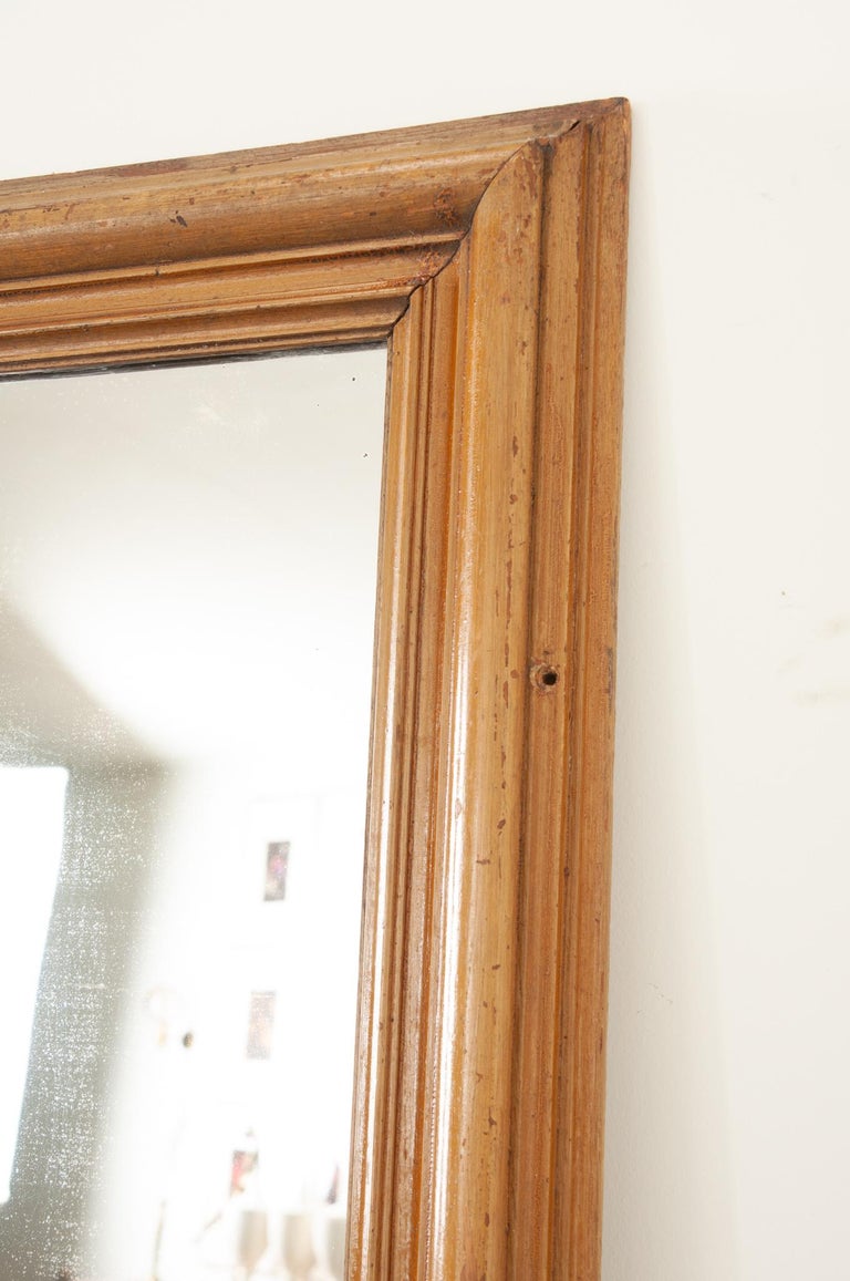 French 19th Century Painted Cafe Mirror For Sale at 1stDibs