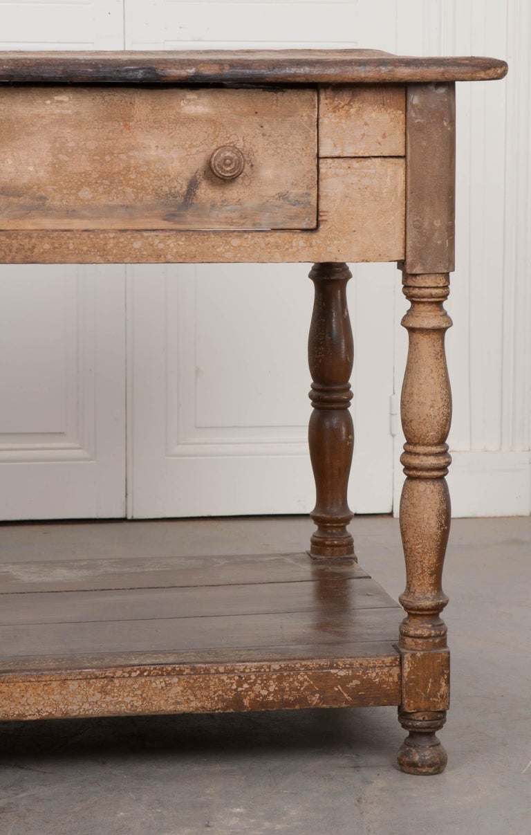 French 19th Century Painted Drapery Table at 1stDibs | french drapery table