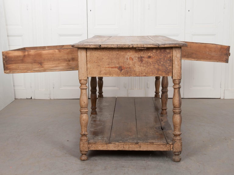 French 19th Century Painted Drapery Table at 1stDibs | french drapery table