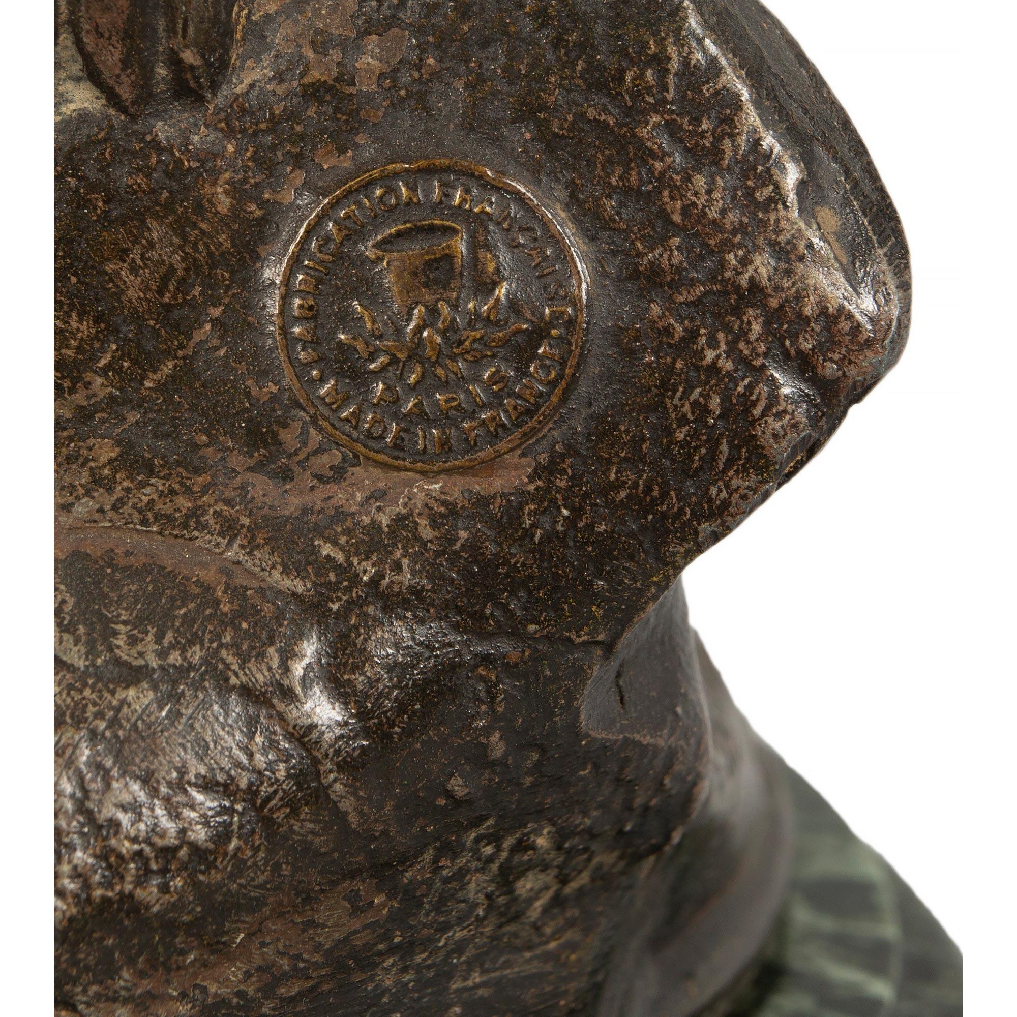 French 19th Century Patinated Bronze Entitled ‘Chemin Des Roses’ by ...