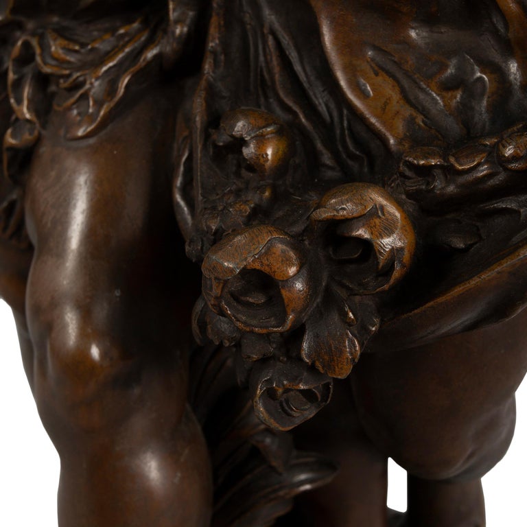 French 19th Century Patinated Bronze Entitled ‘Chemin Des Roses’ by ...