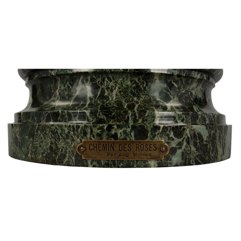 French 19th Century Patinated Bronze Entitled ‘Chemin Des Roses’ by ...