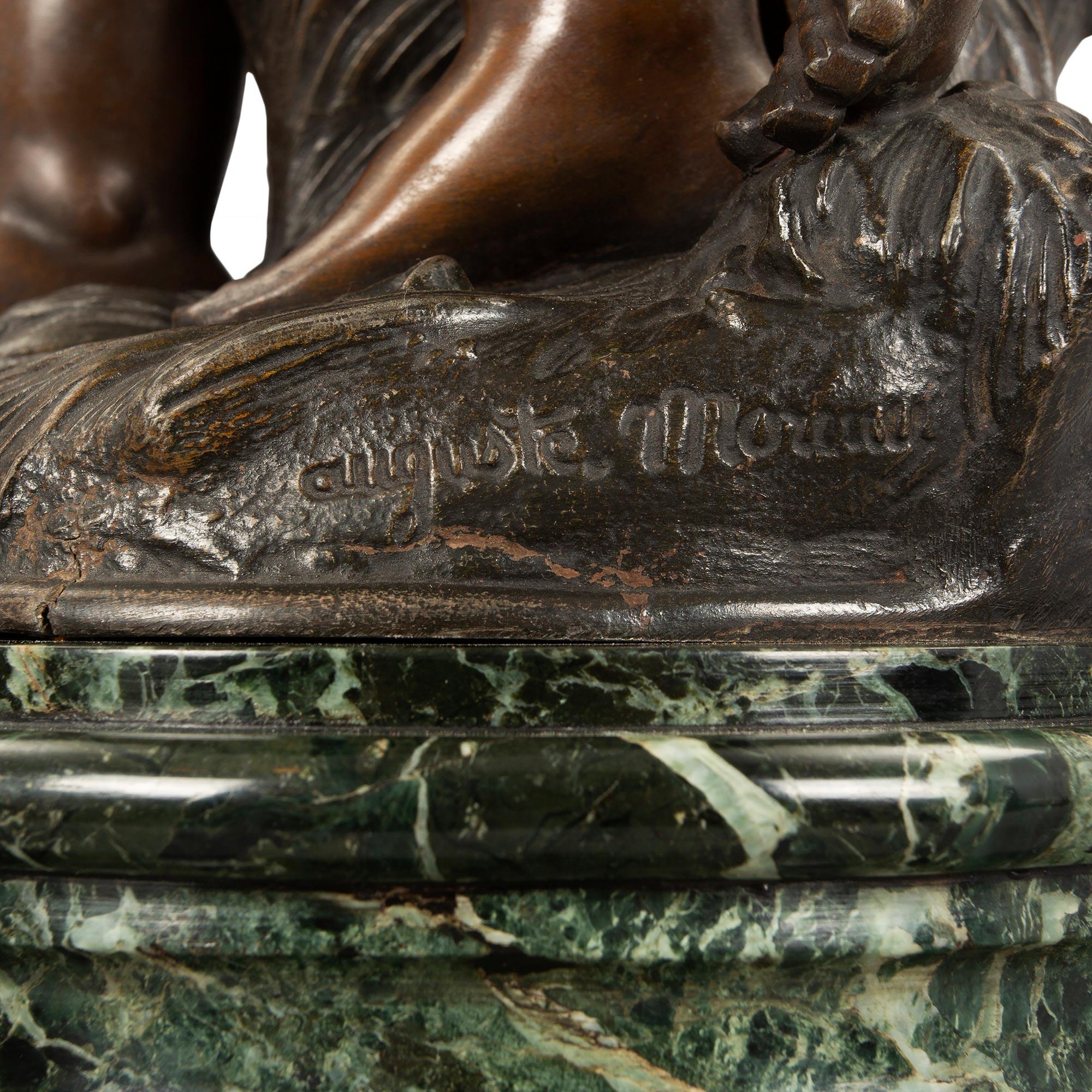 French 19th Century Patinated Bronze Entitled ‘Chemin Des Roses’ by ...