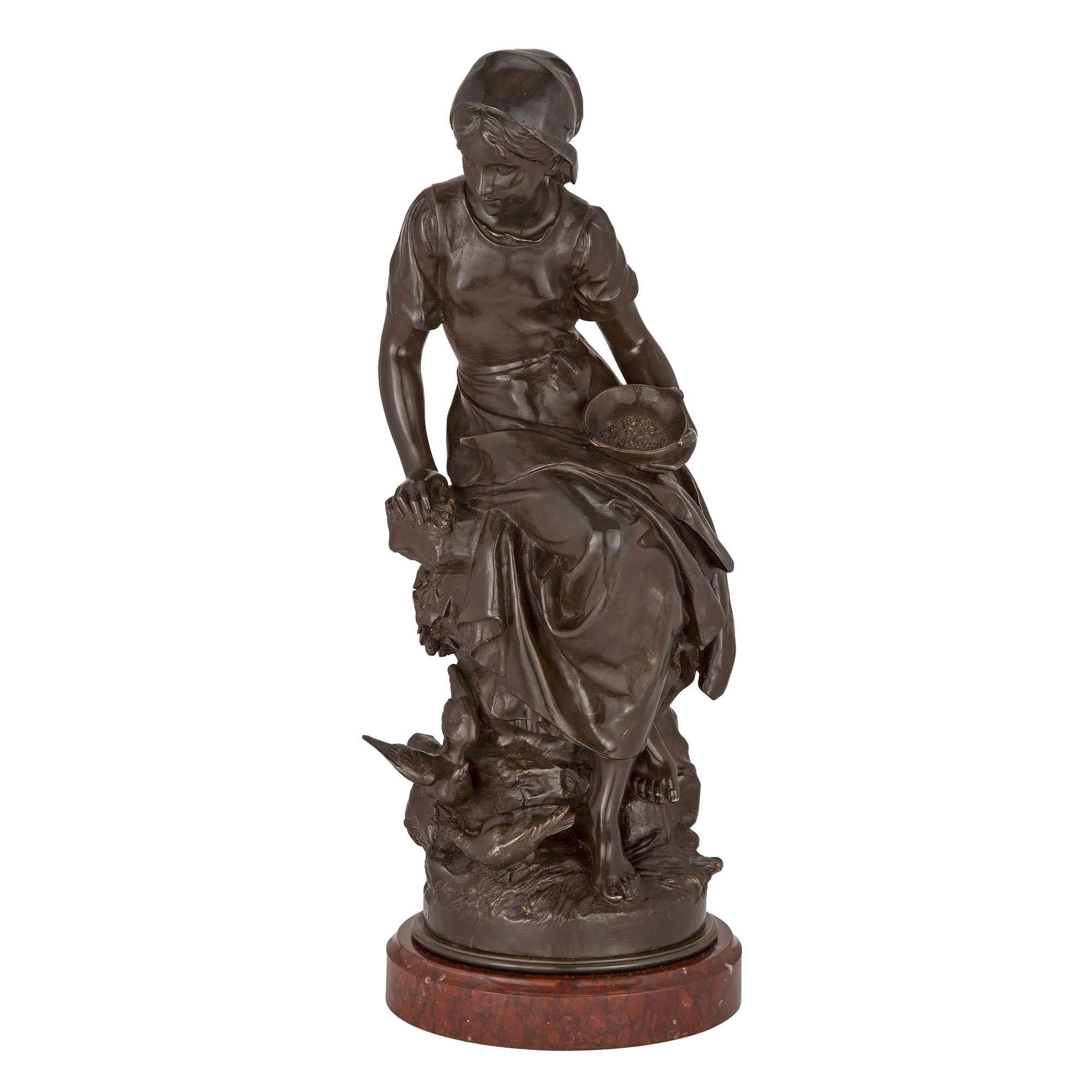 Antique Patinated Bronze Equestrian Statue of Napoleon Bonaparte, 19th ...
