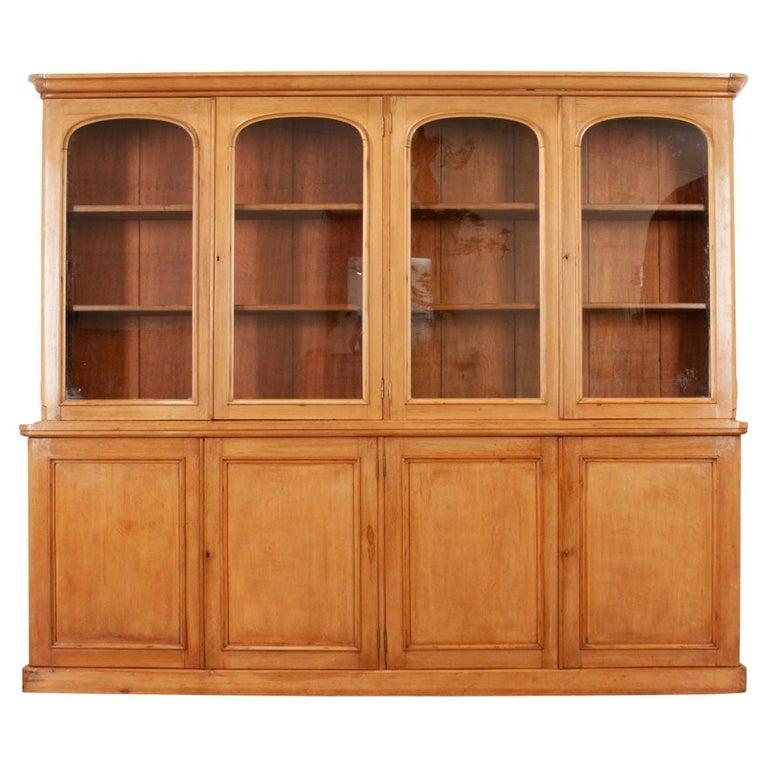 French 19th Century Pine Bibliotheque For Sale at 1stDibs