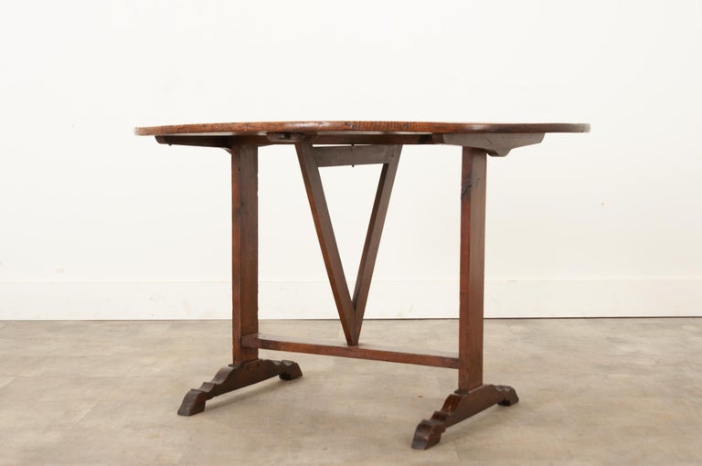 French 19th Century Pine Vendange Table For Sale at 1stDibs