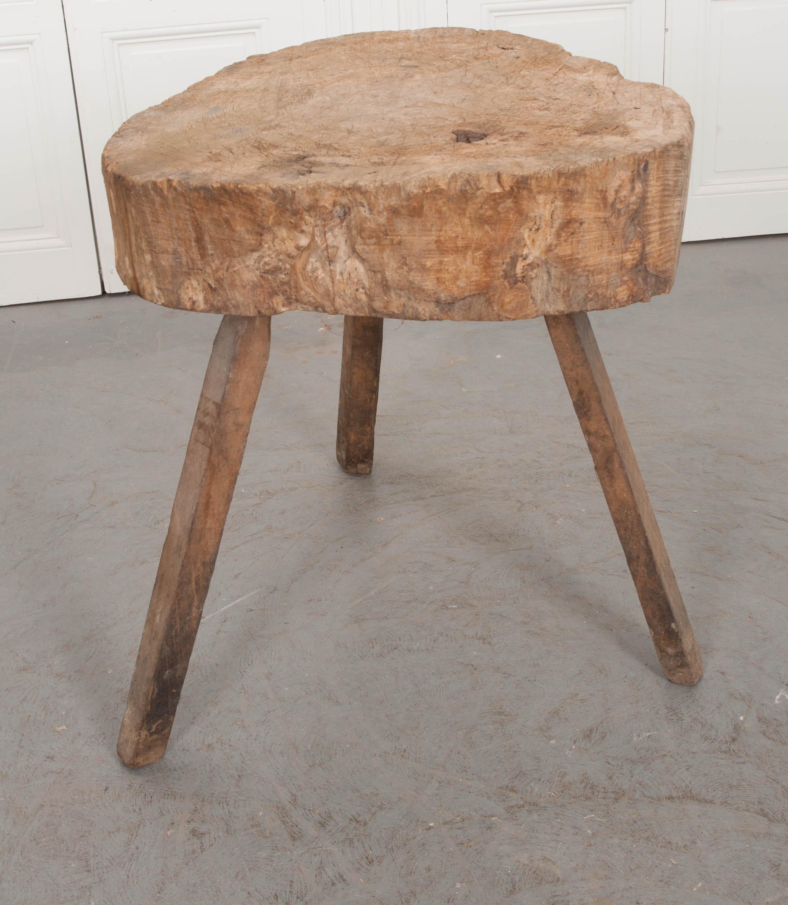 French 19th Century Provincial "Tree Trunk" Chopping Block at 1stDibs ...