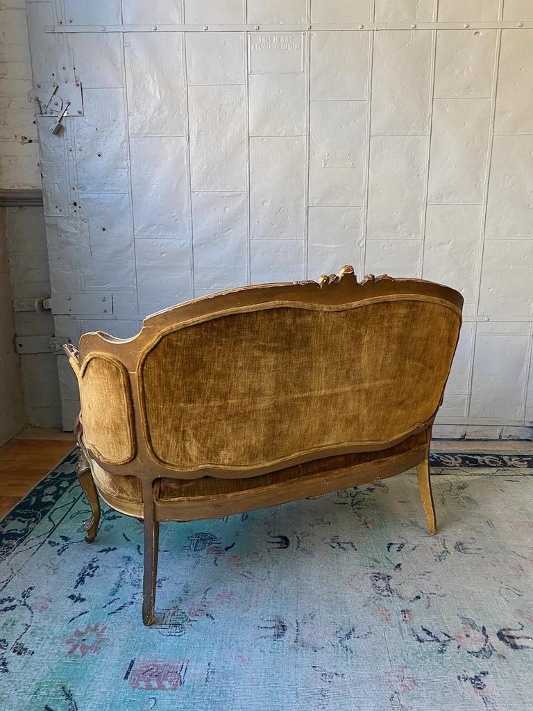 French 19th Century Rococo Revival Giltwood Settee at 1stDibs | rococo ...