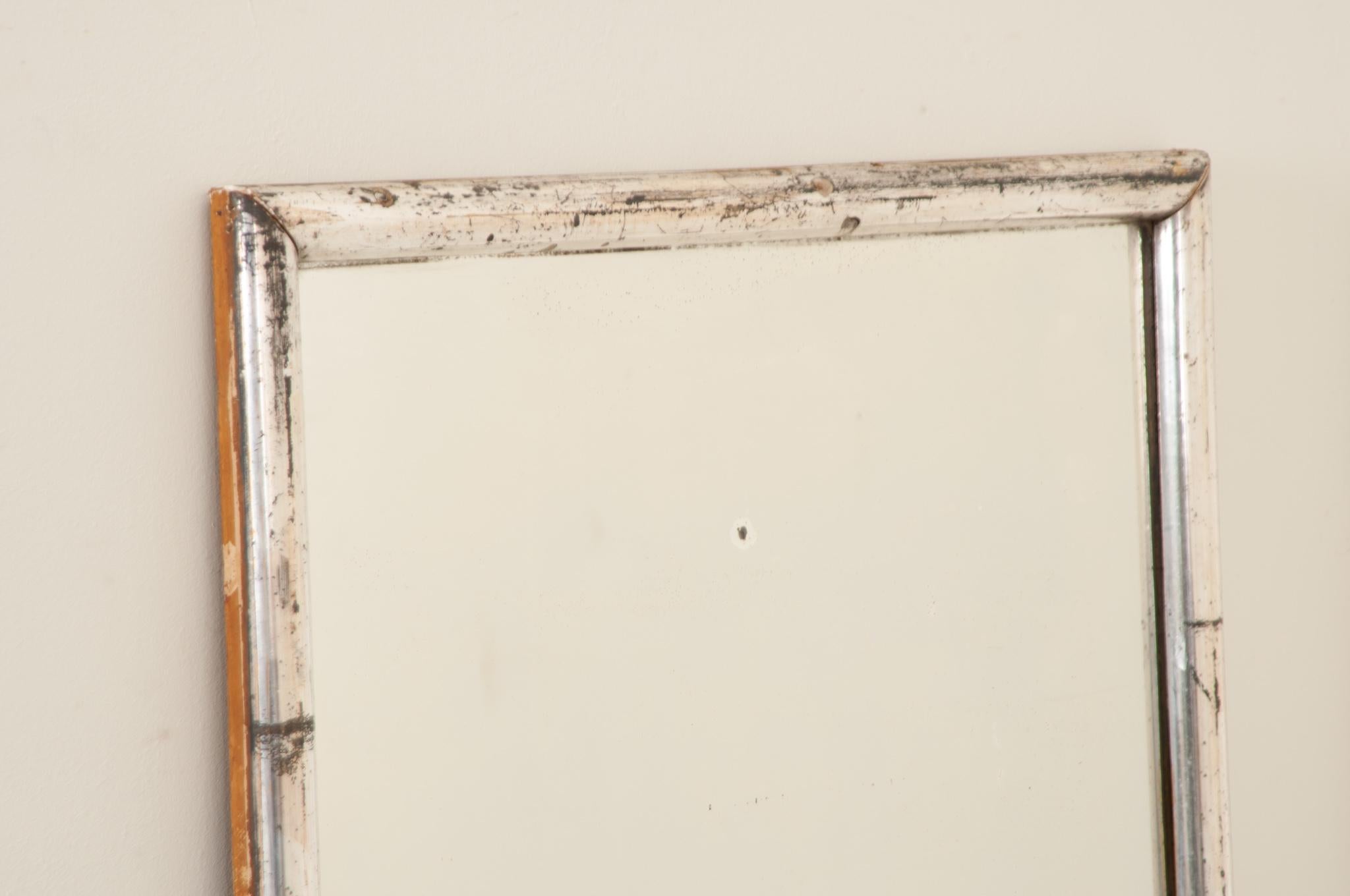 French 19th Century Silver Gilt Mirror For Sale at 1stDibs