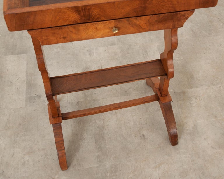 French 19th Century Solid Walnut Side Table For Sale at 1stDibs