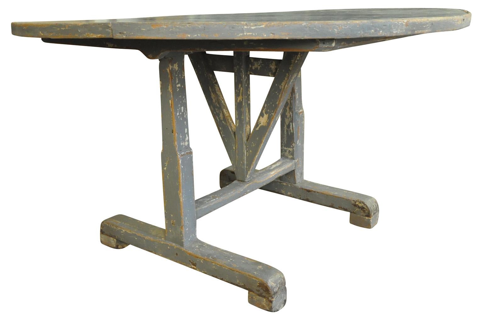 French 19th Century Table Vigneron - Wine Tasting Table at 1stDibs