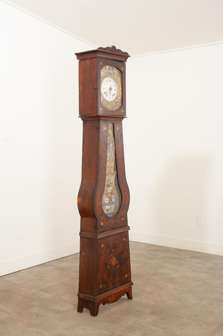 French 19th Century Tall Case Clock For Sale at 1stDibs