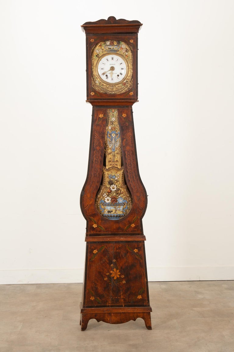 French 19th Century Tall Case Clock For Sale at 1stDibs