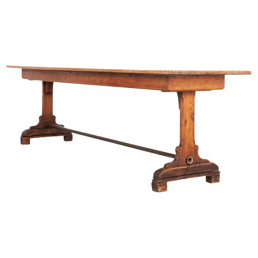 Early 19th Century Farm or Trestle Table in Oak at 1stDibs