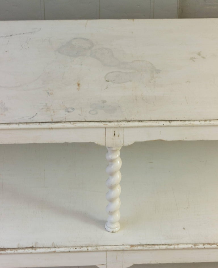 French 19th Century Two-Tiered Painted Display Table at 1stDibs ...