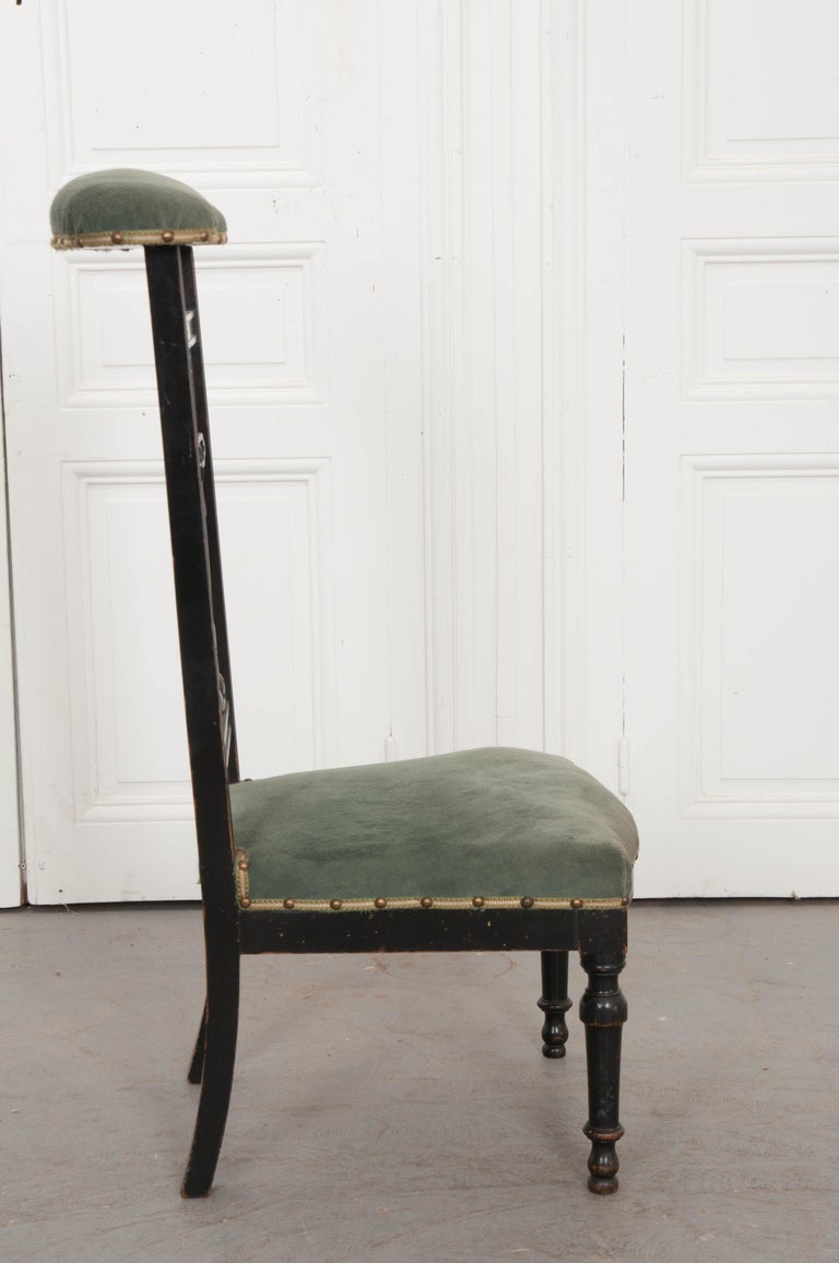 French 19th Century Ebonized Prie Dieu at 1stDibs