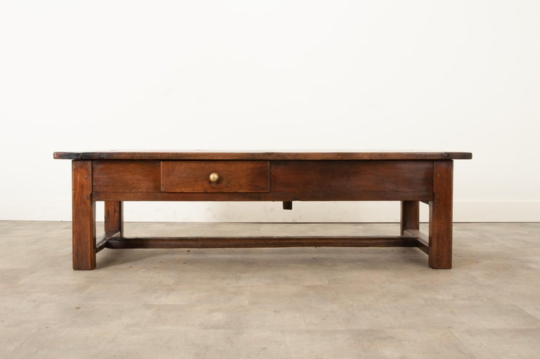 French 19th Century Walnut Low Table For Sale at 1stDibs