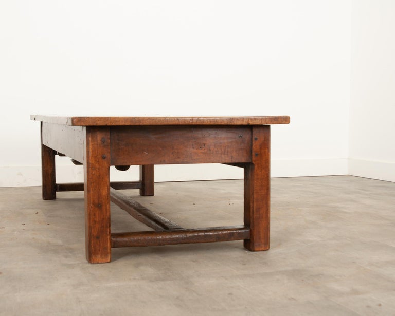 French 19th Century Walnut Low Table For Sale at 1stDibs