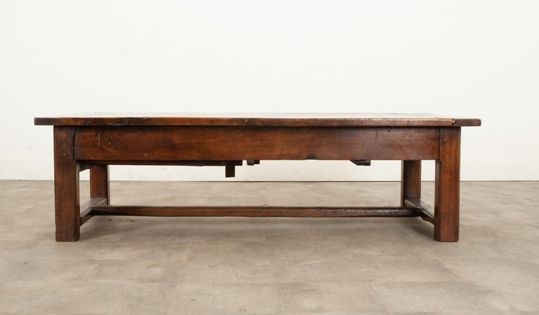French 19th Century Walnut Low Table For Sale at 1stDibs