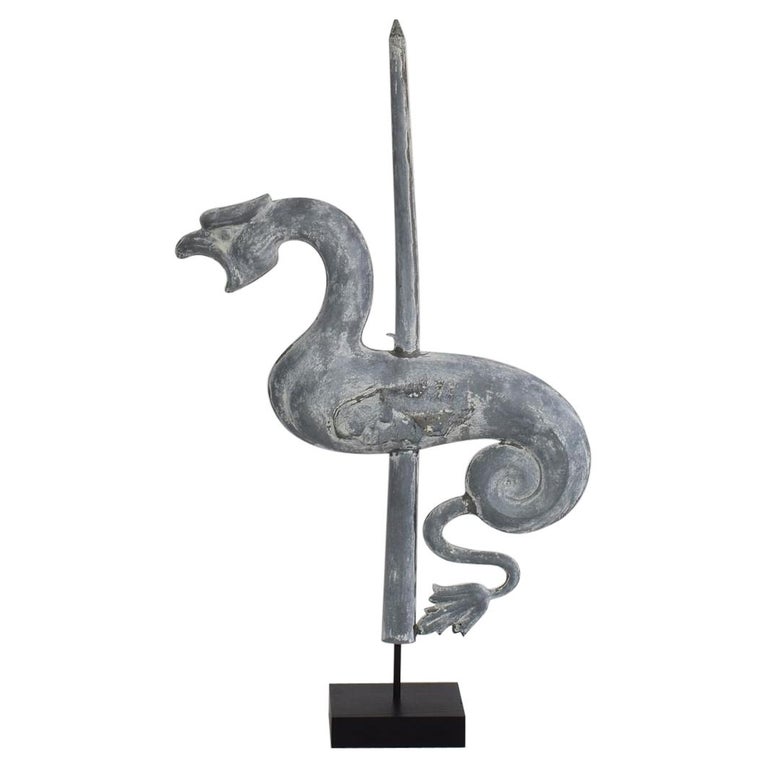 French 19th Century Zinc Dragon Weathervane at 1stDibs