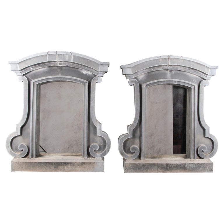 French 19th Century Zinc Frame Mirrors For Sale at 1stDibs