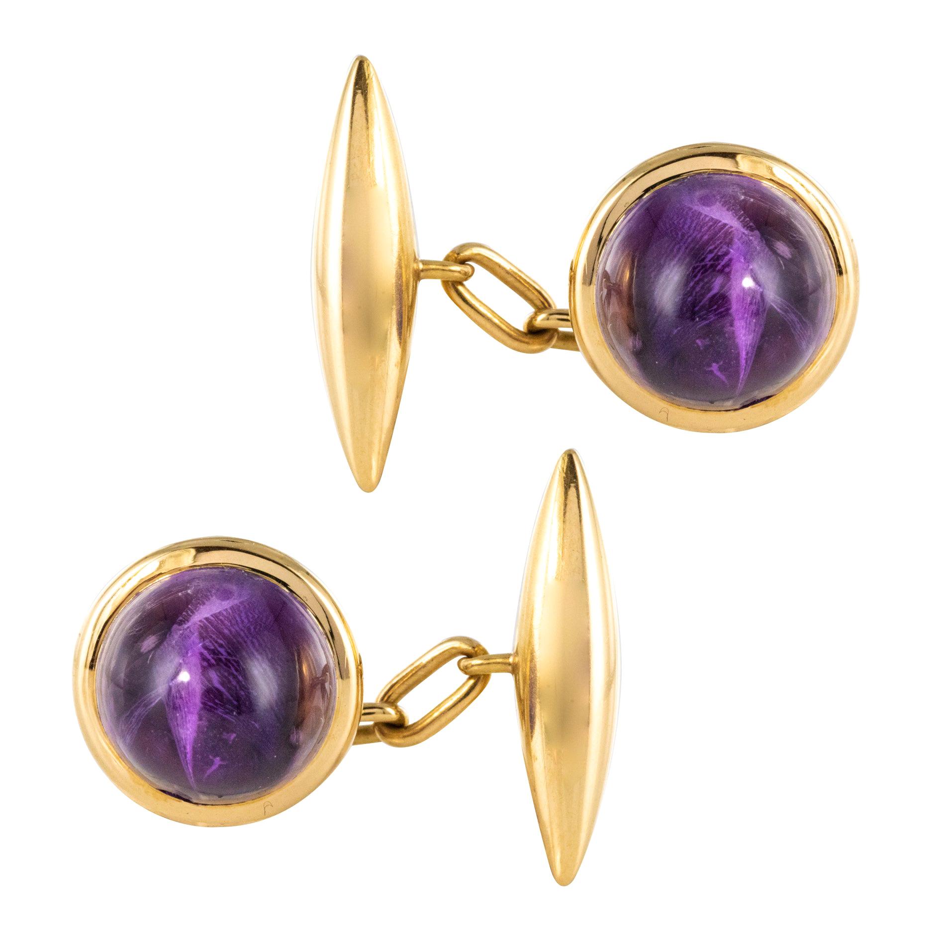 French 19th Century 18 Karat Yellow Gold Wedding Cufflinks at 1stDibs ...