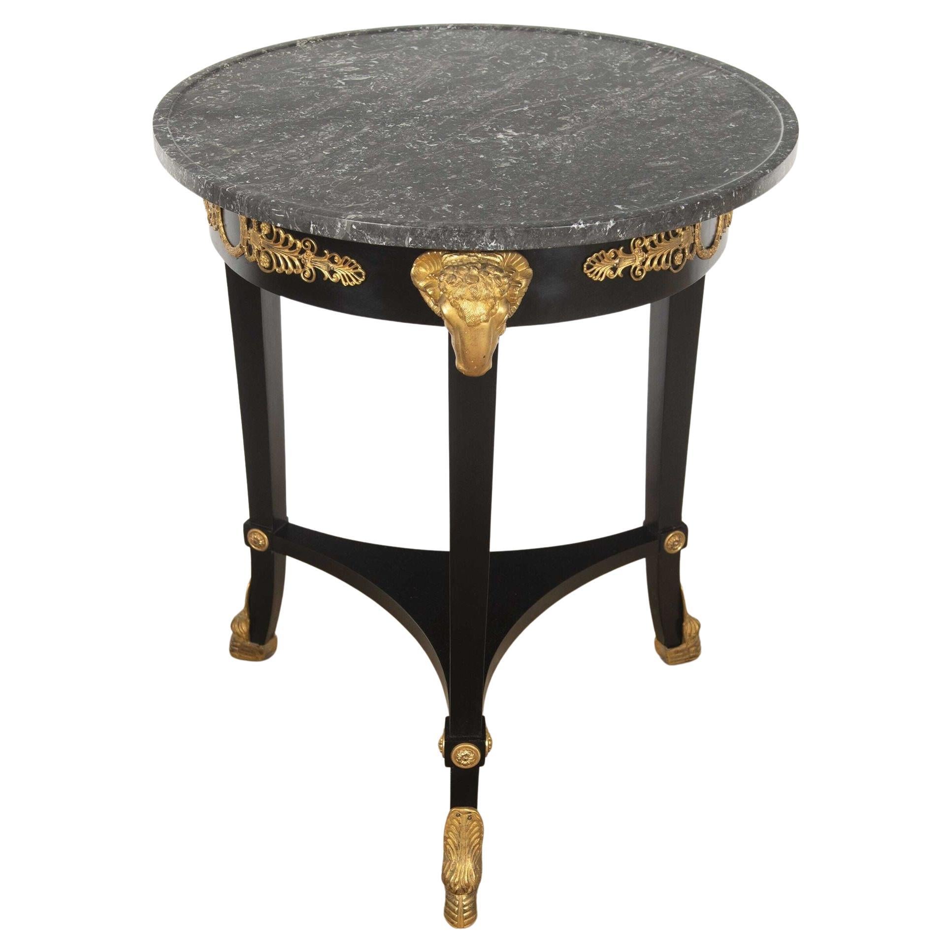 20th Century French Metal and Bakelite Guéridon Bistro Table, 1920s For ...