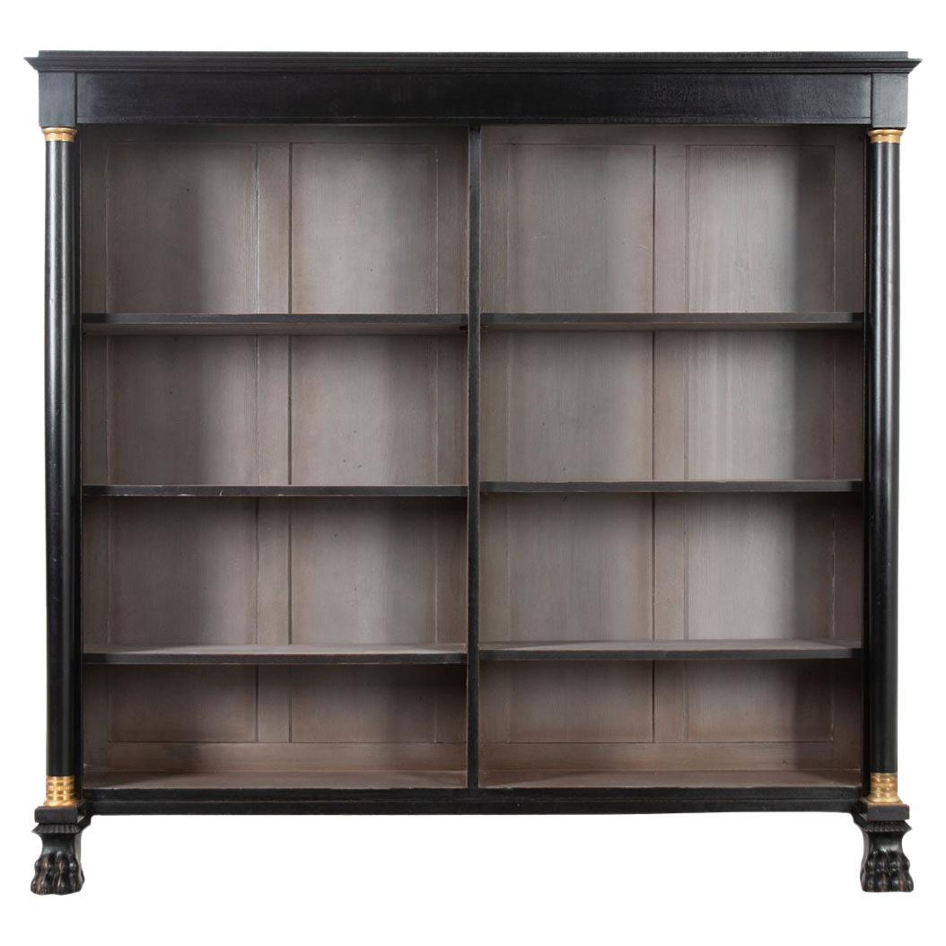 Pair of Padauk Wood Empire Style Dwarf Bookcases, 'England, 20th ...