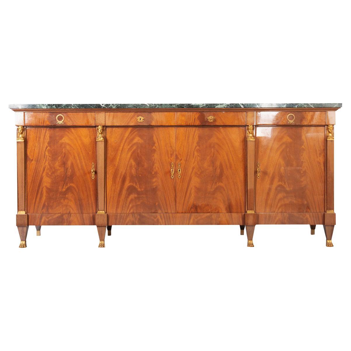 French 20th Century Empire-Style Mahogany Enfilade at 1stDibs