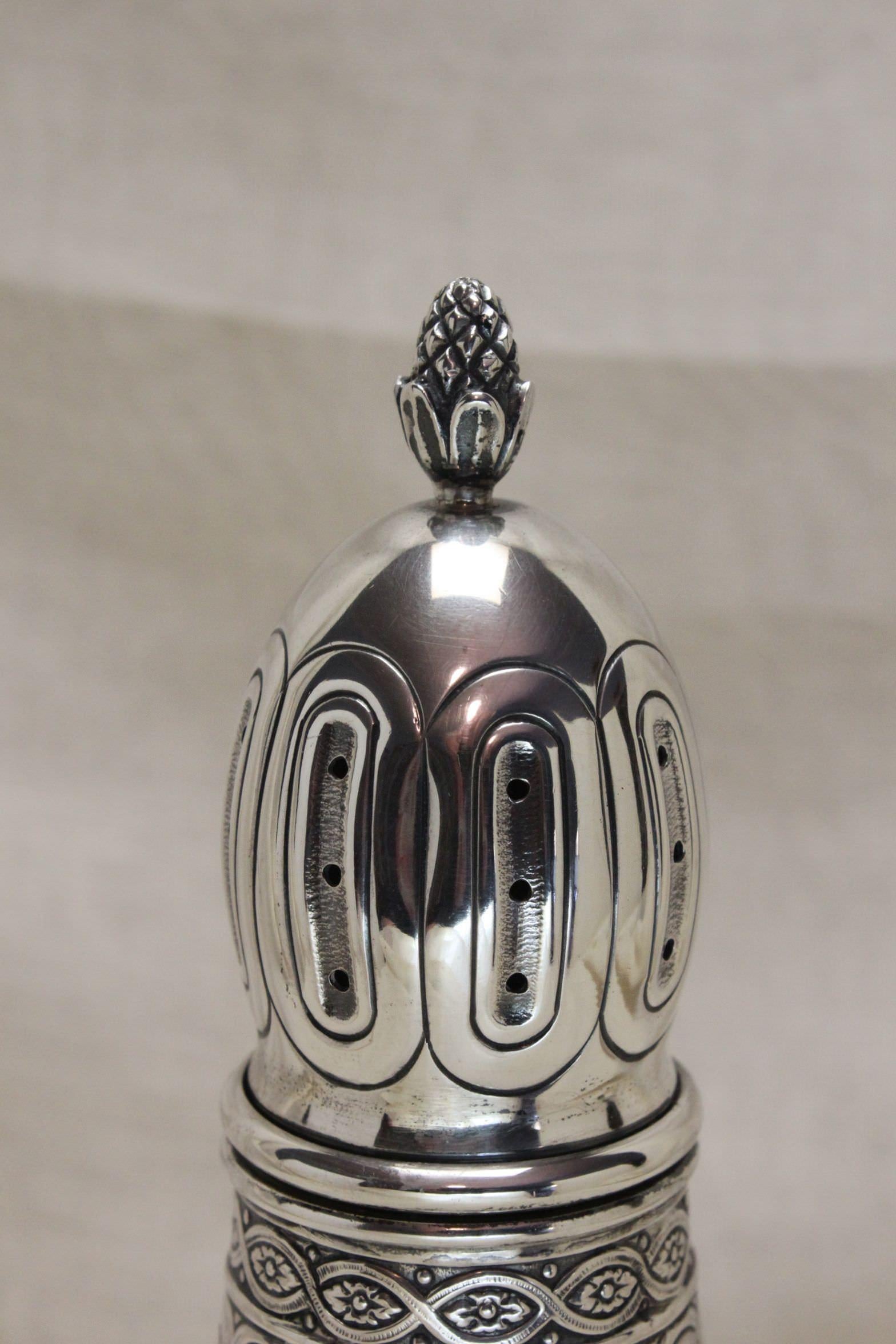 French 800 silver sugar caster For Sale at 1stDibs