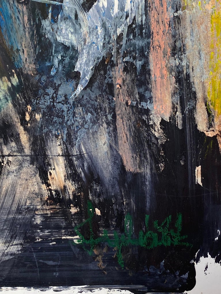 French School - Large 20th Century French Expressionist Abstract ...