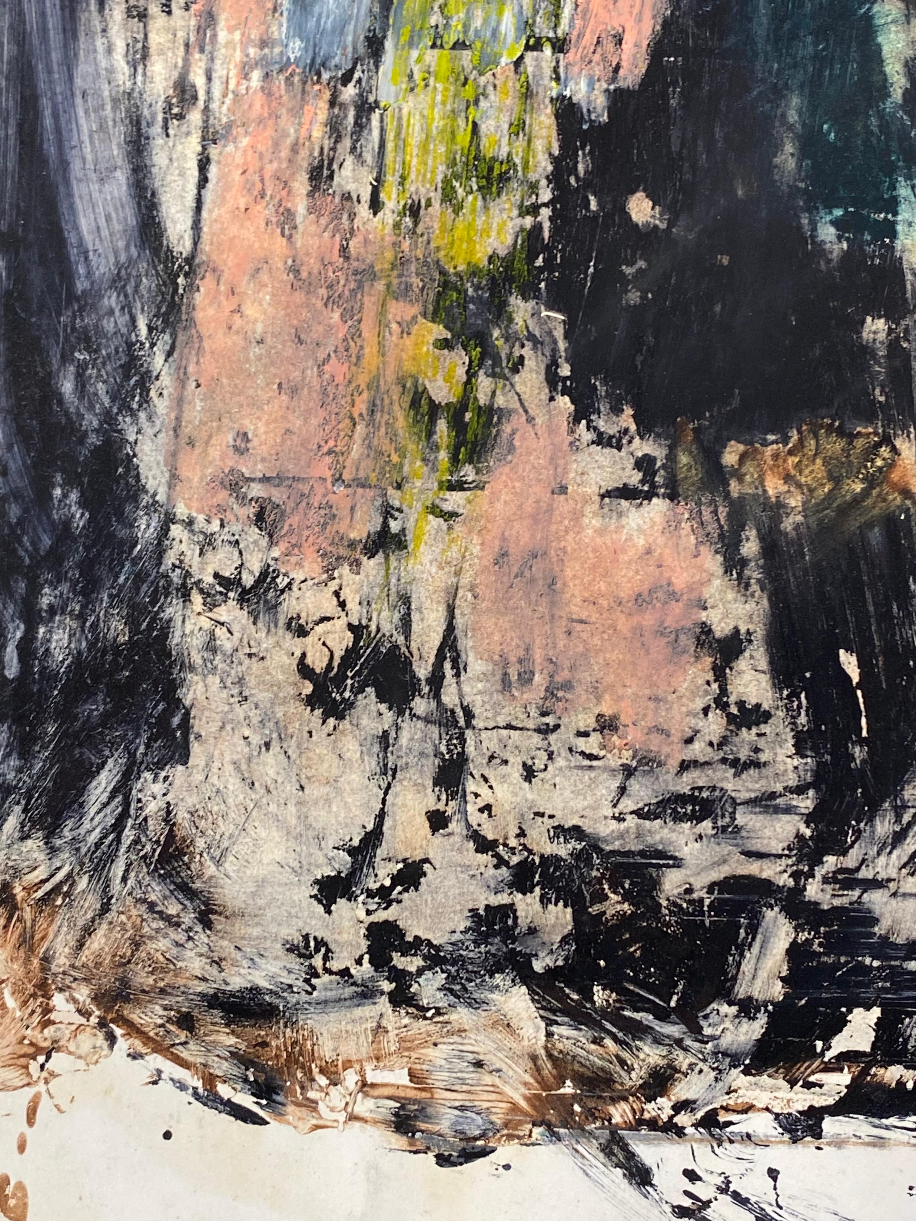 French School - Large 20th Century French Expressionist Abstract ...