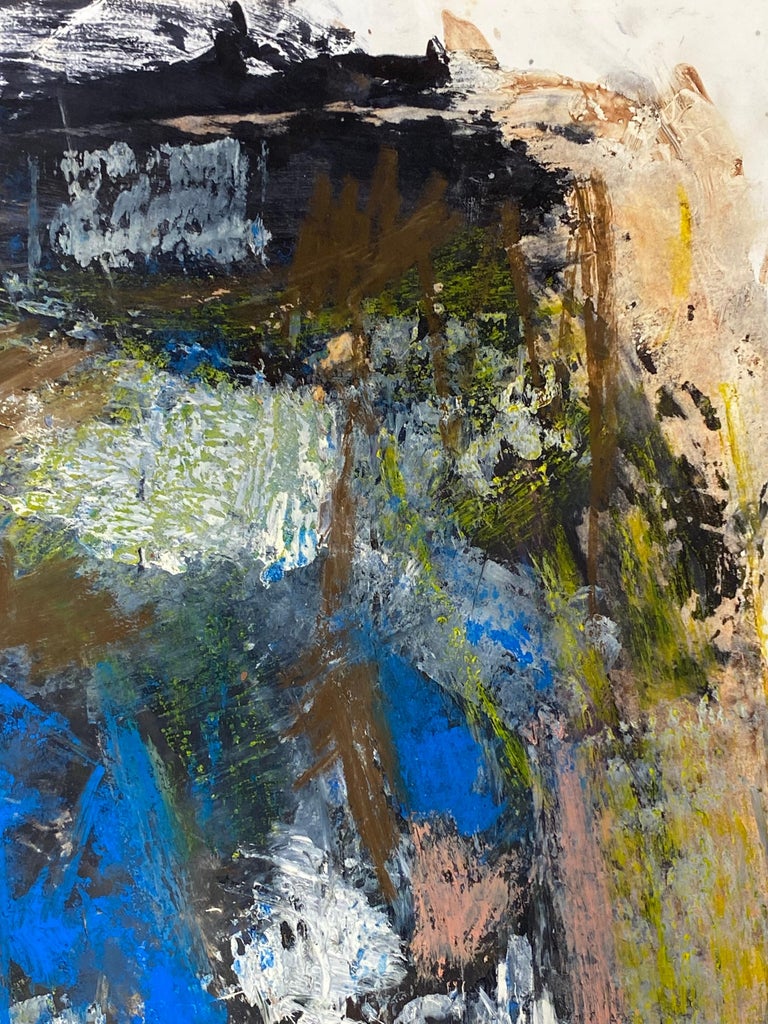 French School - Large 20th Century French Expressionist Abstract ...