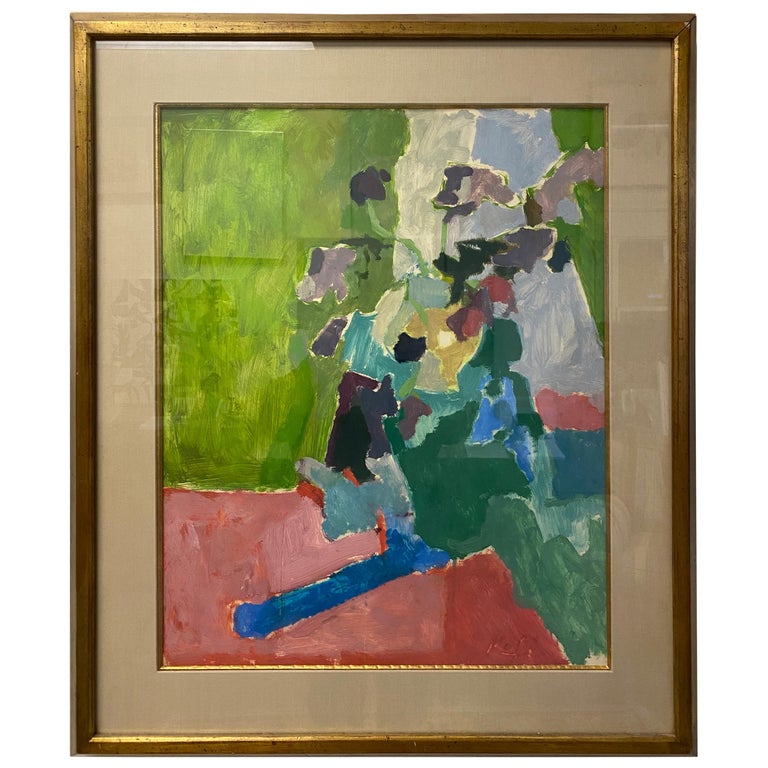 French Abstract Floral Still Life For Sale at 1stDibs