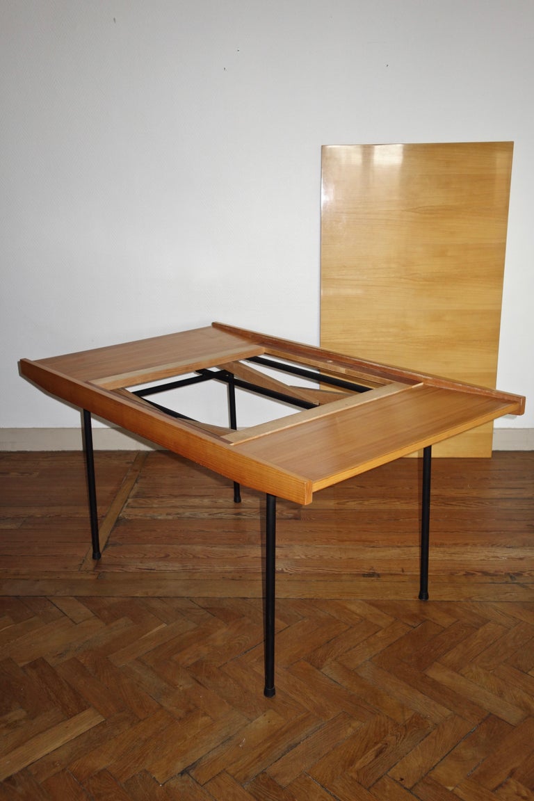 French Alain Richard "324" Dining Table for Meubles TV, 1950s at 1stDibs