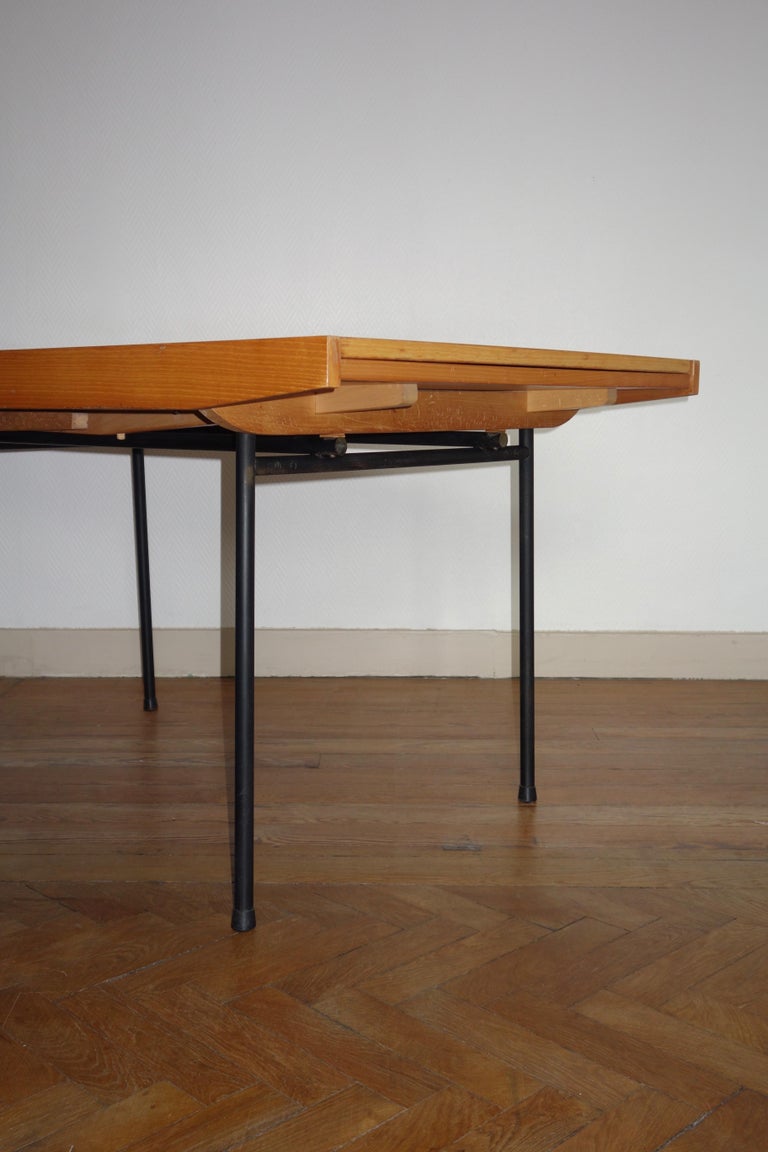 French Alain Richard "324" Dining Table for Meubles TV, 1950s at 1stDibs