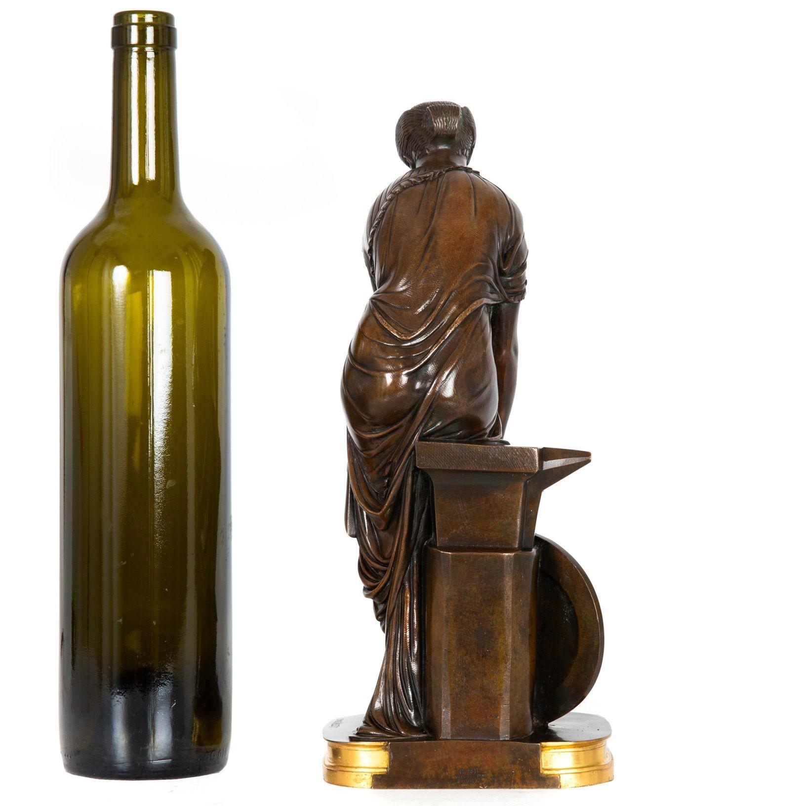 French Antique Bronze Sculpture “Thetis, Olympian” After Pierre Emile ...