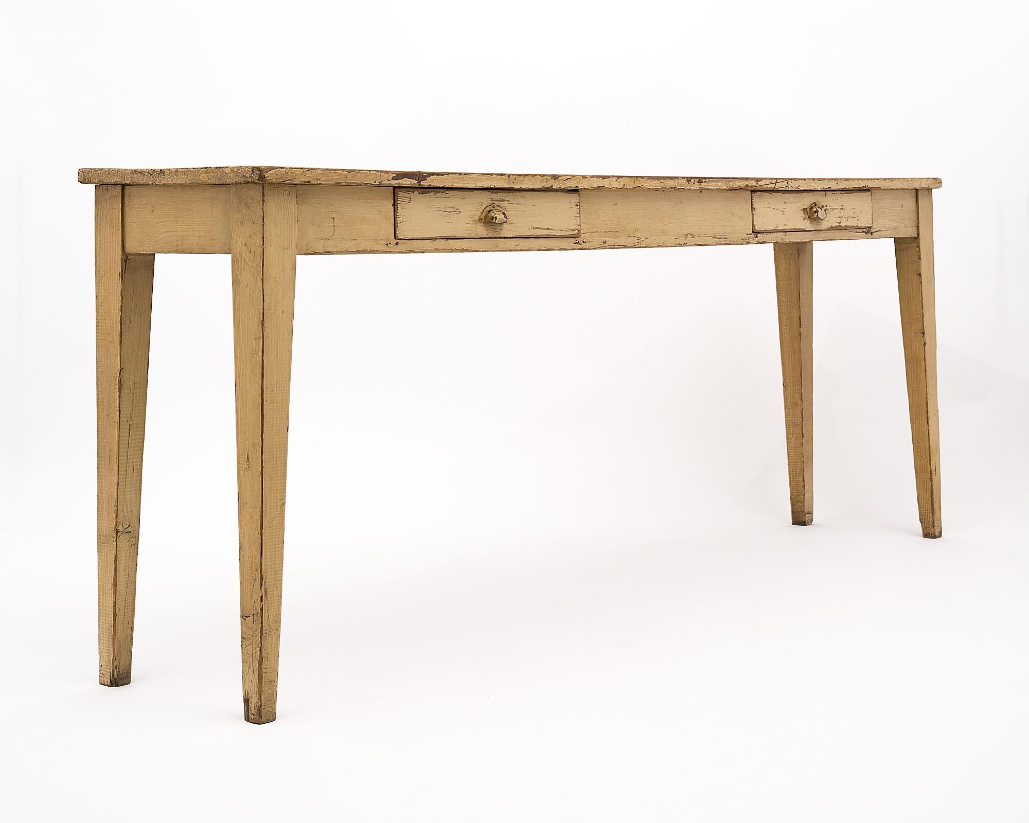 French Antique Console Farm Table at 1stDibs
