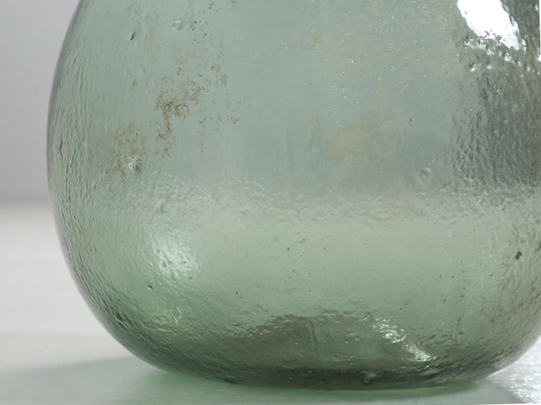 French Antique Demijohn in a Great Color at 1stDibs