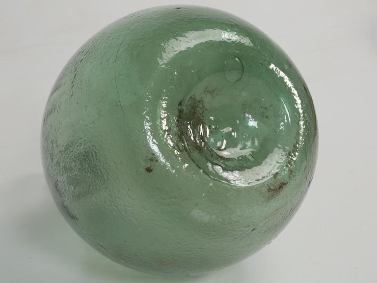 French Antique Demijohn in a Great Color at 1stDibs