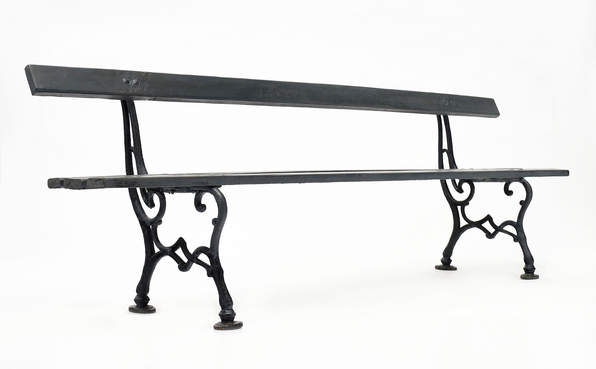 French Antique Garden Bench For Sale at 1stDibs