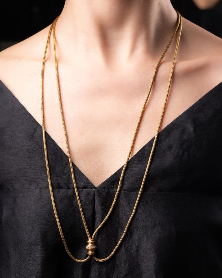 French antique Gold chain For Sale at 1stDibs