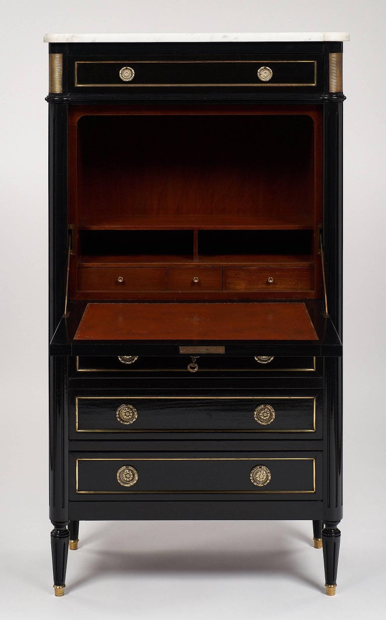 French Antique Louis XVI Style Secretary Desk at 1stDibs