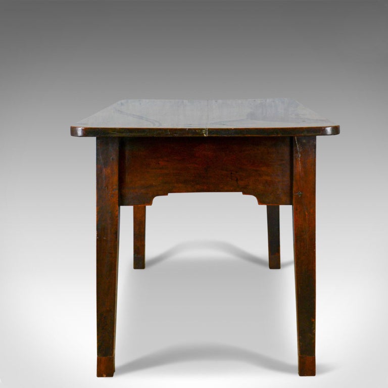 French Antique Patisserie Table, Mahogany, Country Kitchen Dining ...