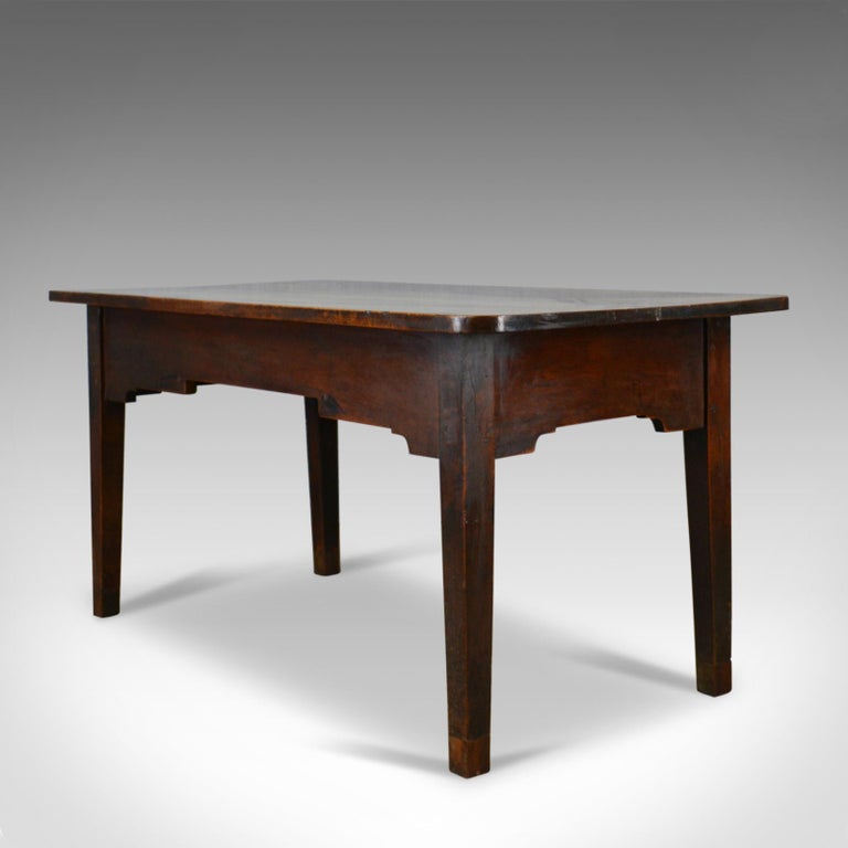 French Antique Patisserie Table, Mahogany, Country Kitchen Dining ...